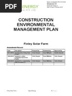 Construction Environmental Management Plan Template | PDF | Noise | Dust