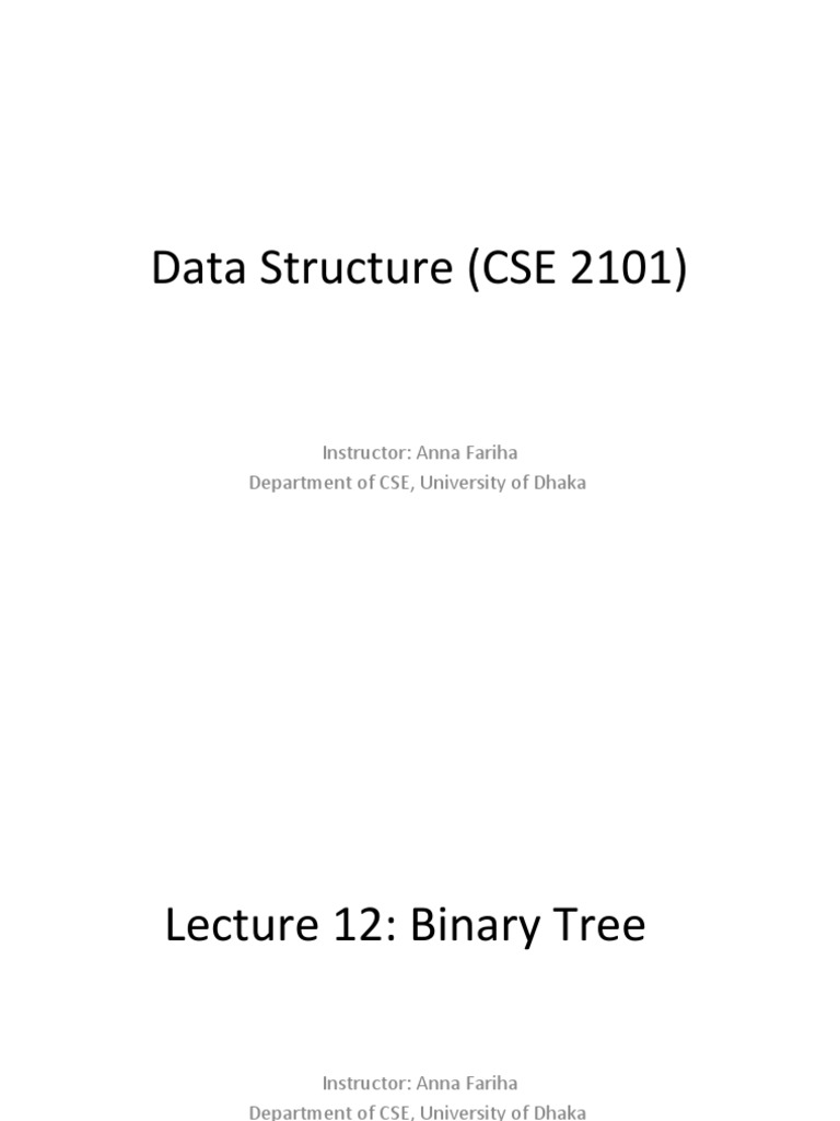 Binary Tree Concepts and Traversals | PDF | Computer Programming | Theoretical Computer Science