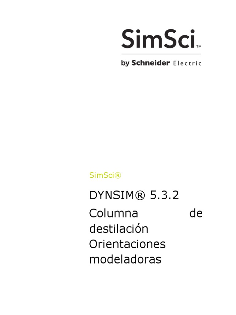 DYNSIM Best Practices 2 - Distillation Column (Traducido En-Es) | PDF | Destilación | Líquidos