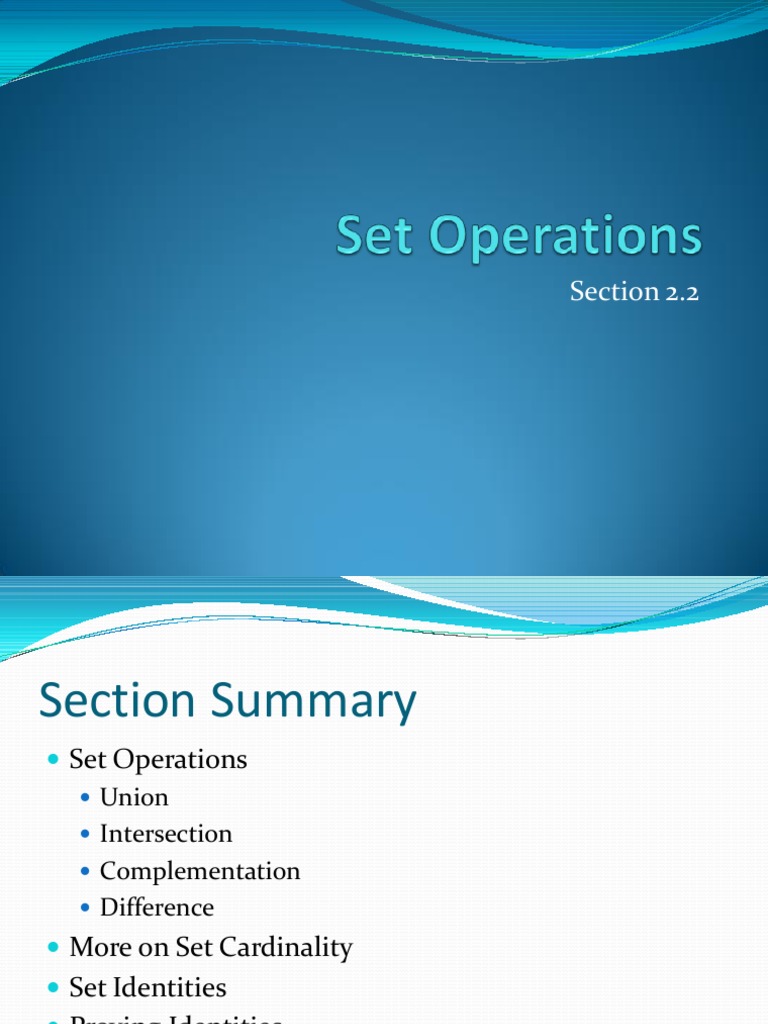 Chapter2 SC Part 2 PDF | PDF | Set (Mathematics) | Boolean Algebra