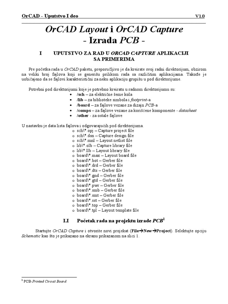 Orcad Layout I Orcad Capture - Izrada PCB | Download Free PDF ...