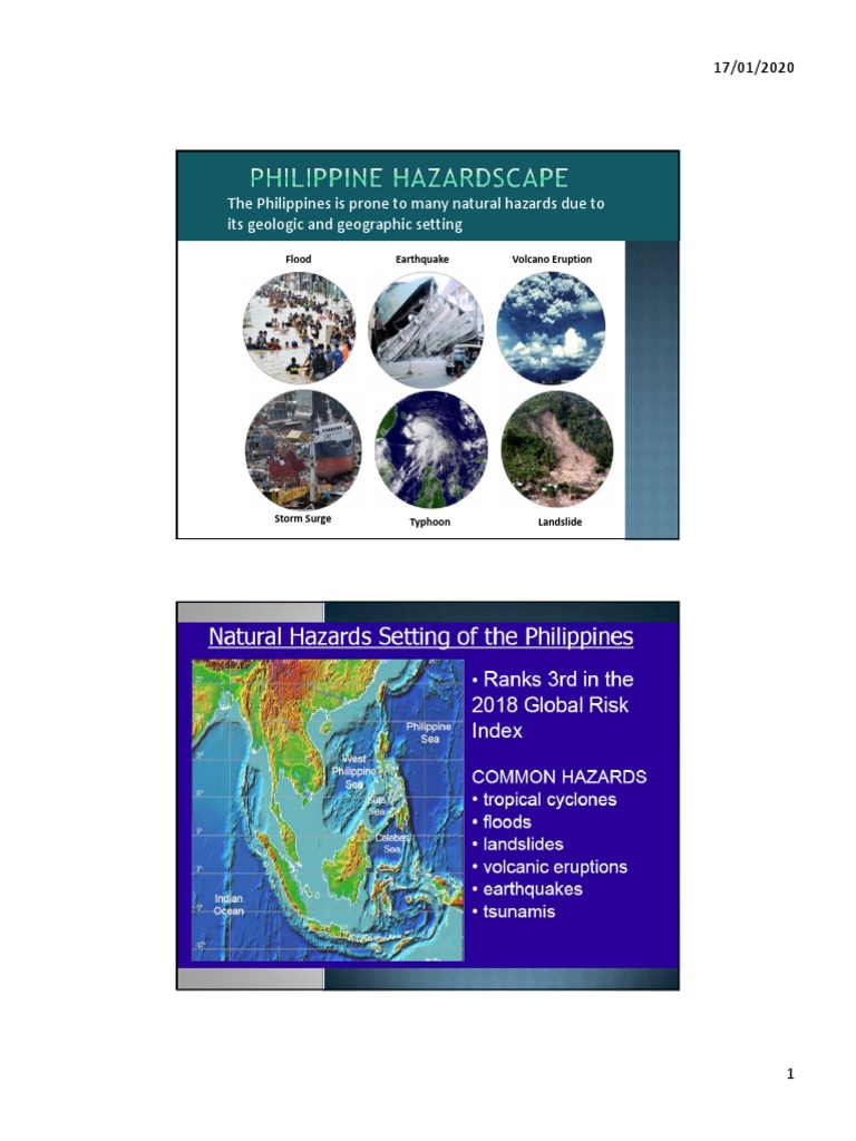 The Philippines Is Prone To Many Natural Hazards Due To Its Geologic ...
