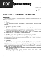 GV Black's Cavity Classification Guide | PDF | Tooth Enamel | Dentistry ...