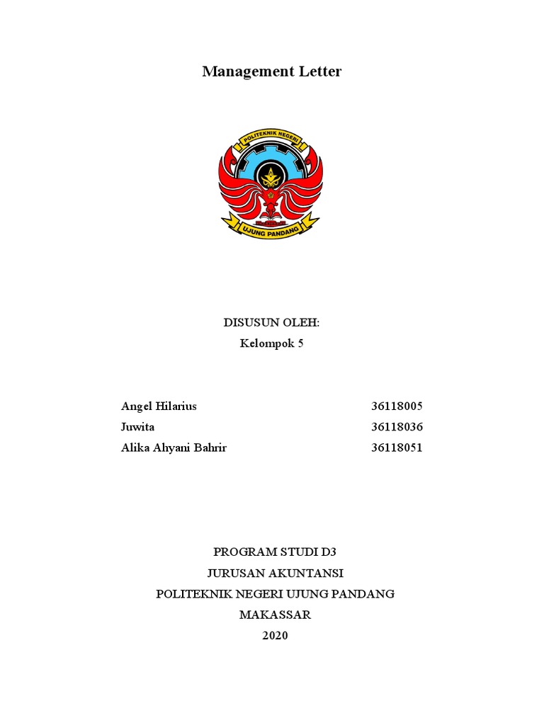 Management Letter | PDF