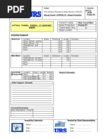 Daily Welding Report | PDF
