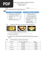 Activity Worksheet Sa Epp | PDF