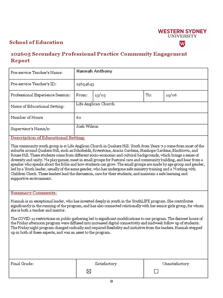 Community Engagement Report: YouthLIFE Program | PDF