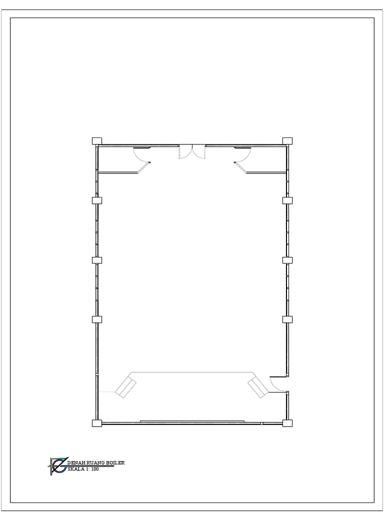 Denah Ruang Boiler SKALA 1: 100 | PDF