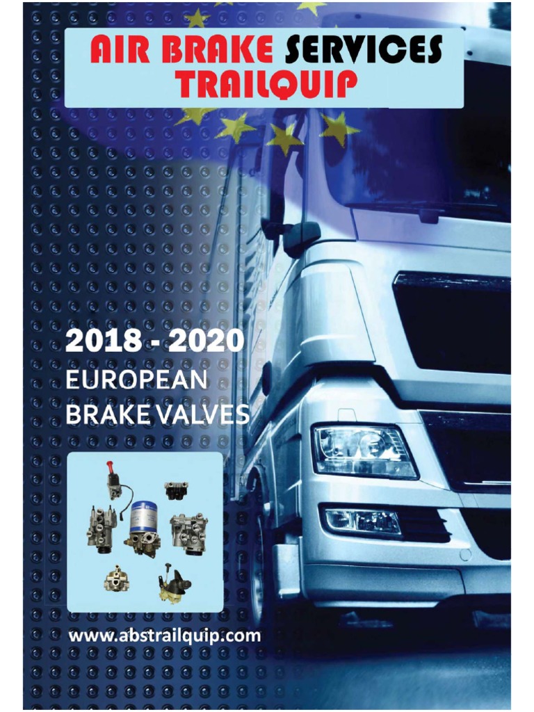 2018 European Brake Valves Catalogue Final PDF | PDF | Trailer (Vehicle ...