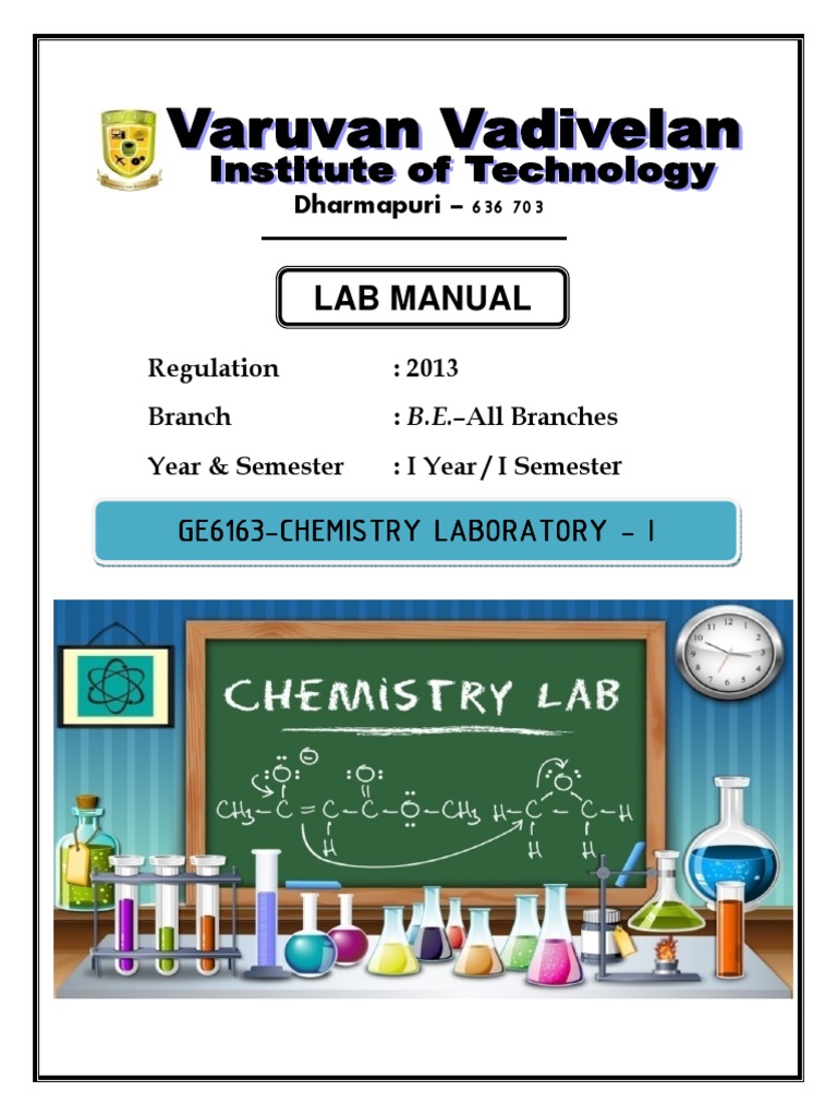 Ge6163 Chemistry Laboratory I | PDF | Titration | Chemistry