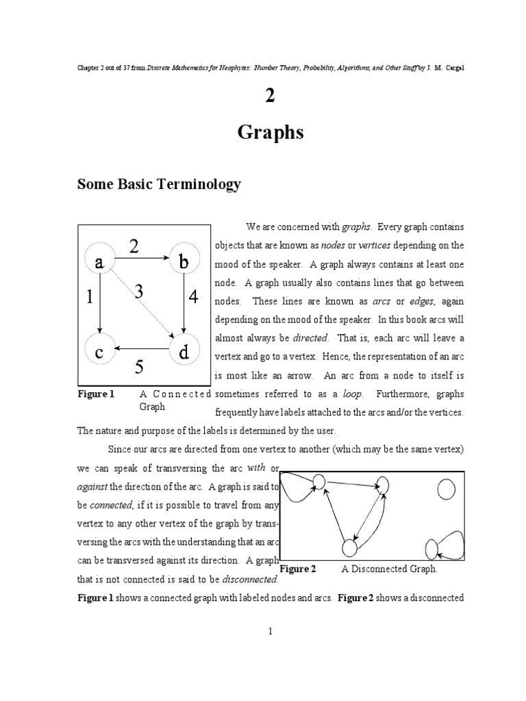 2 Graphs | PDF | Vertex (Graph Theory) | Theoretical Computer Science