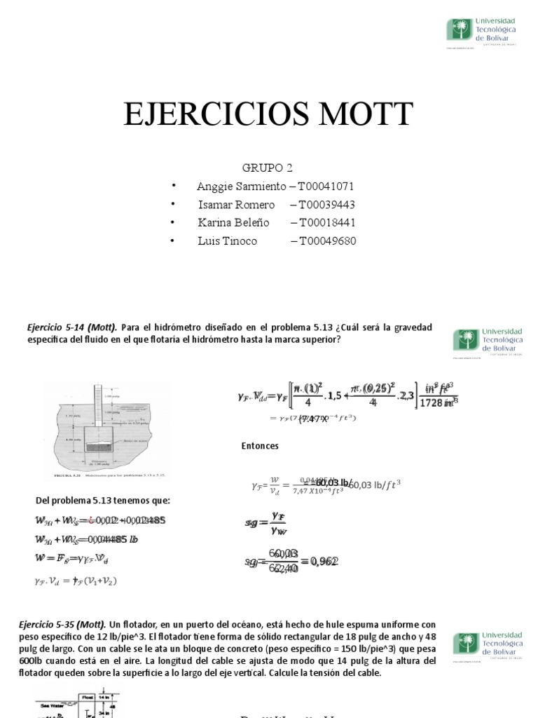 Ejercicios de Mott | PDF | Naturaleza