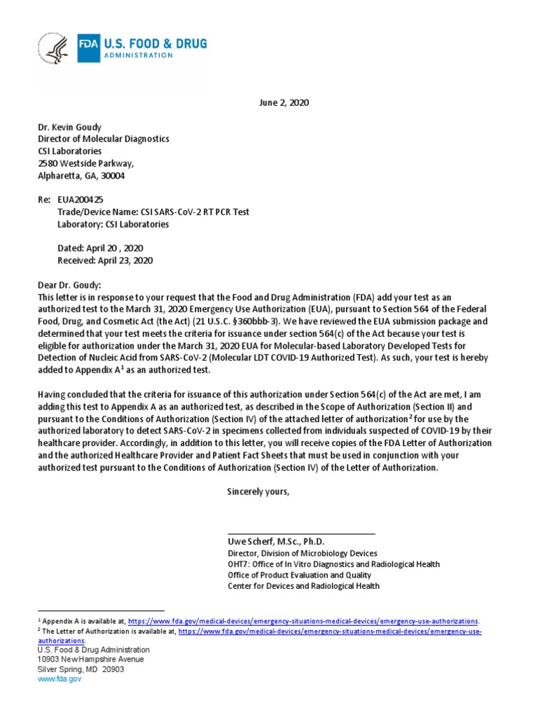 Appendix A Is Available At, - The Letter of Authorization Is Available ...