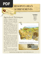 Ancient Mesopotamia Inventions Project | PDF | Mesopotamia | Cognition