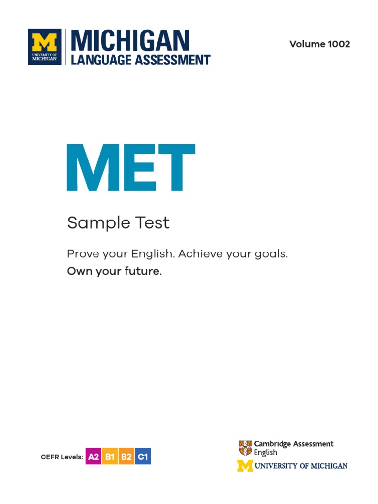MET Sample Test Booklet PDF | PDF | Books | Pharmacy