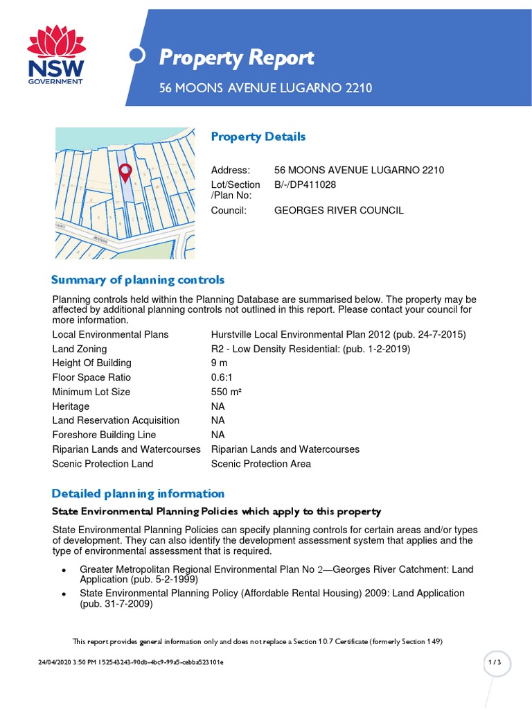 Property Detail Report | Download Free PDF | Natural Environment | Business