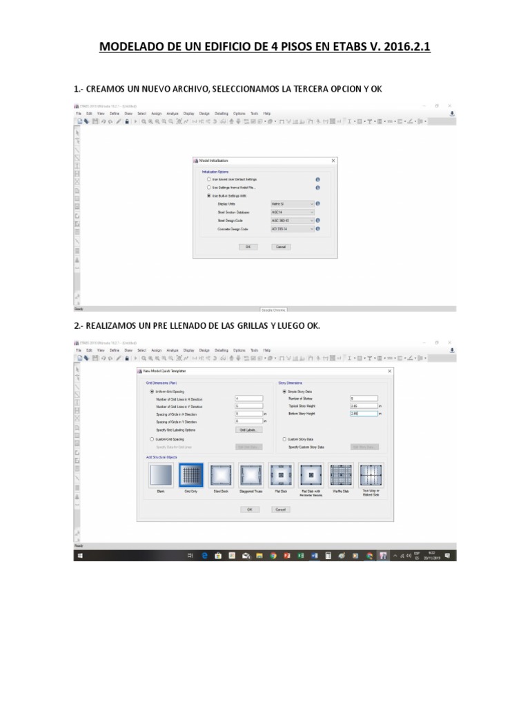 MODELADO DE UN EDIFICIO DE 3 PISOS Y AZOTEA - Parte 1 | PDF | Métodos y materiales de enseñanza