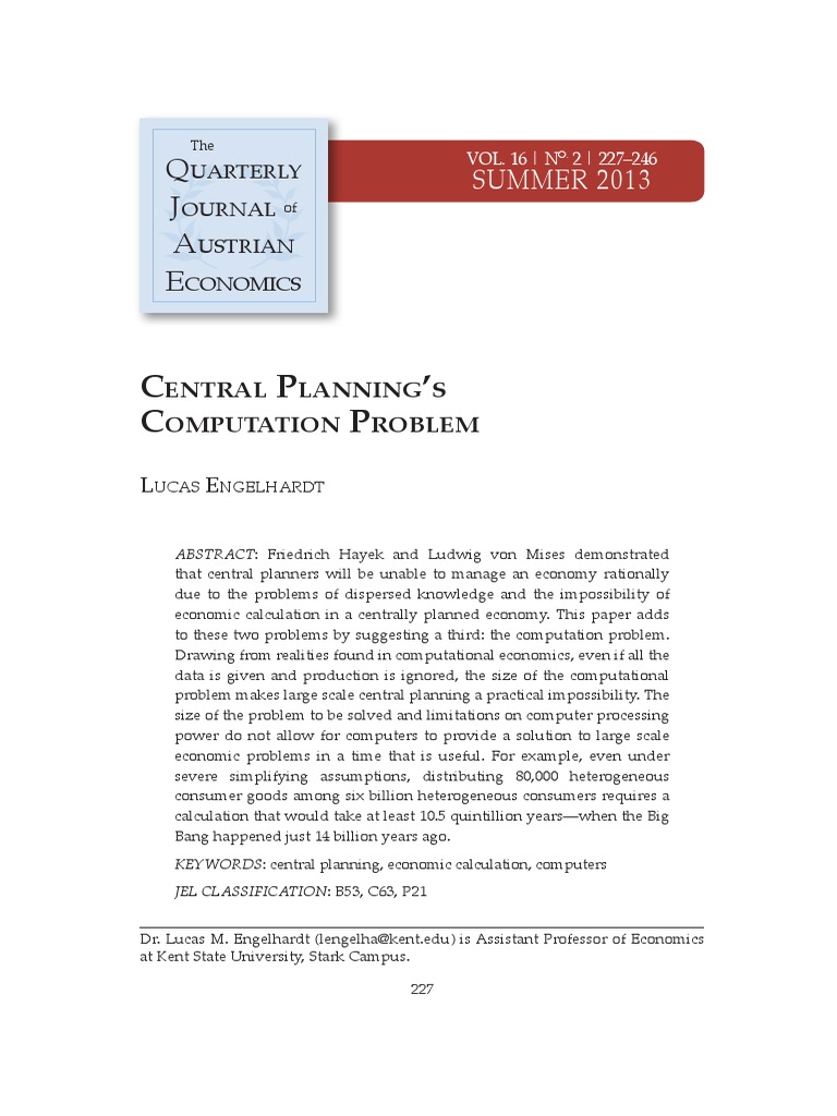 PC Central Planning | PDF | Utility | Economic Planning