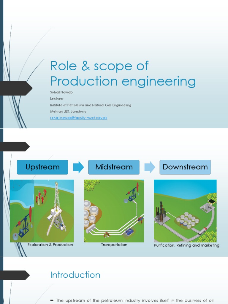 1.role & Scope of Production Engineering | PDF | Petroleum Reservoir ...