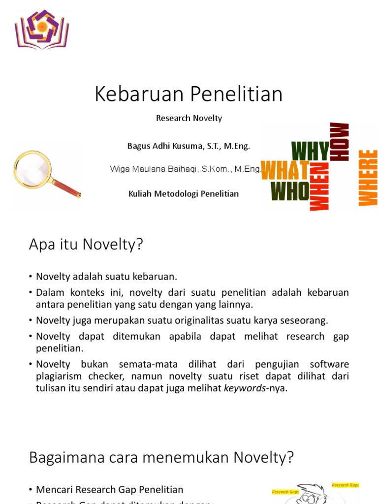 Kebaruan dalam Penelitian dan Metode | PDF