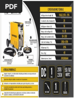 Ficha Tecnica Pulidora Dewalt DWE4120 | PDF | Hogar y jardín