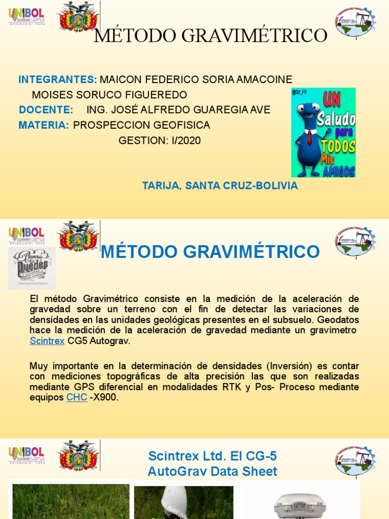 Metodo Gravimetrico | PDF | Geofísica | Earth Sciences
