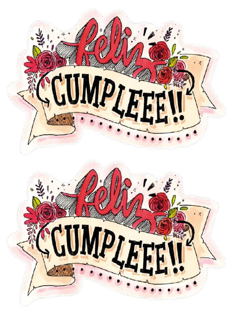Topper Feliz Cumpleee | PDF