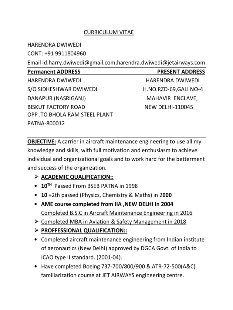 Permanent Address Present Address | PDF