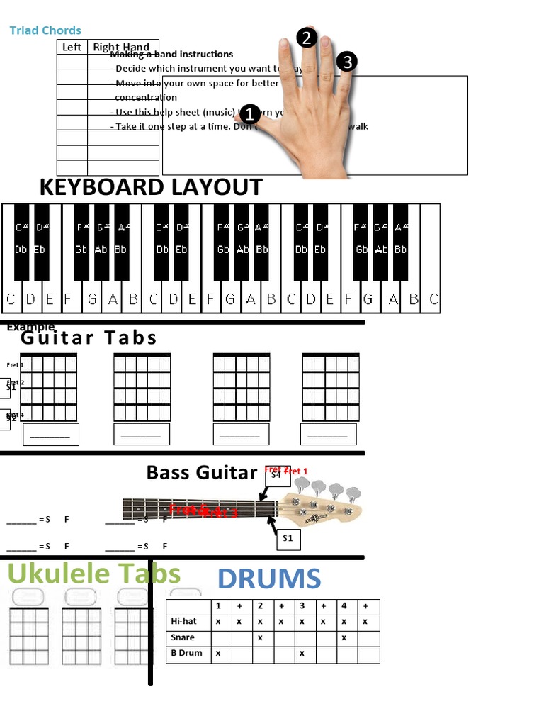Blank Band Sheet | PDF