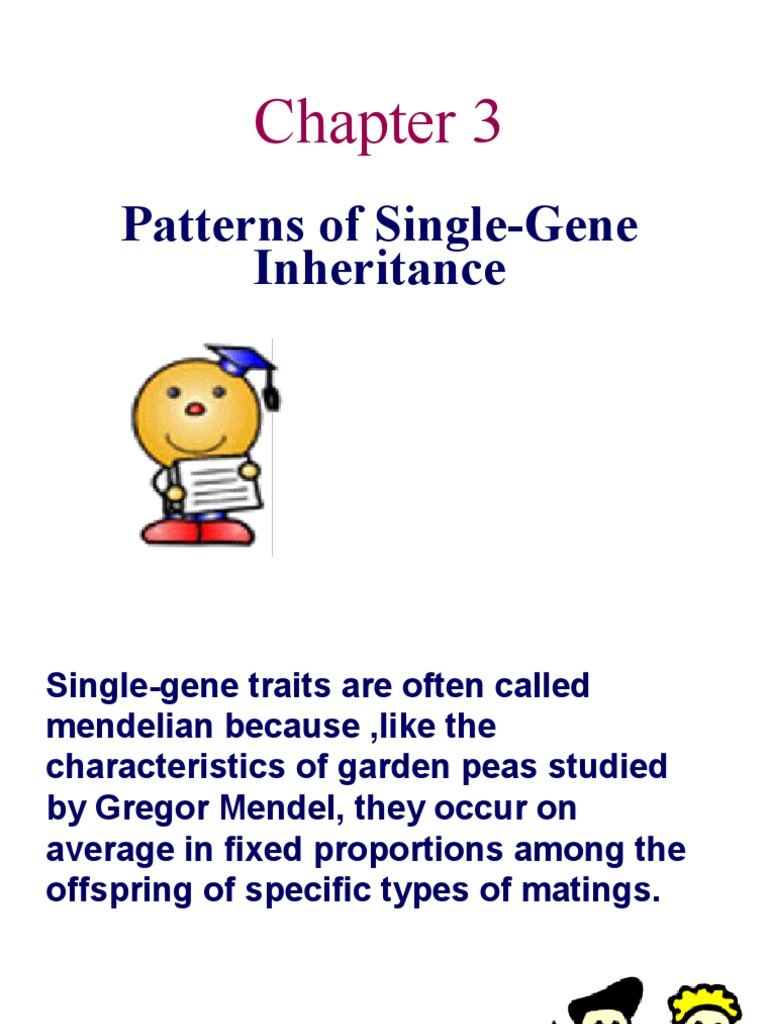 Patterns of Single-Gene Inheritance | PDF | Dominance (Genetics) | Allele