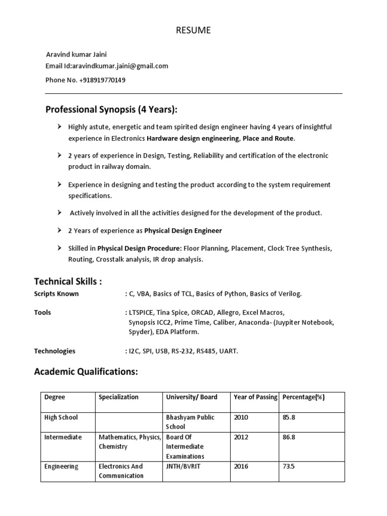 Resume Sample | PDF | Design | Digital Technology