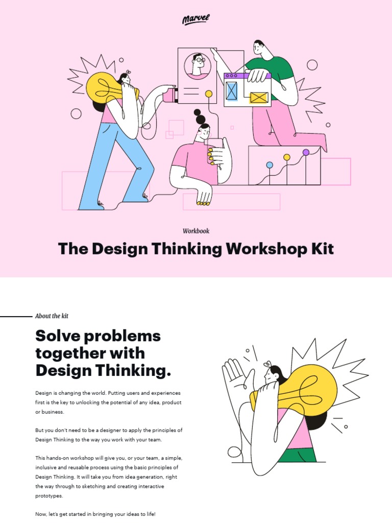 The Design Thinking Workshop Kit: Workbook | PDF | Design Thinking | Mobile App