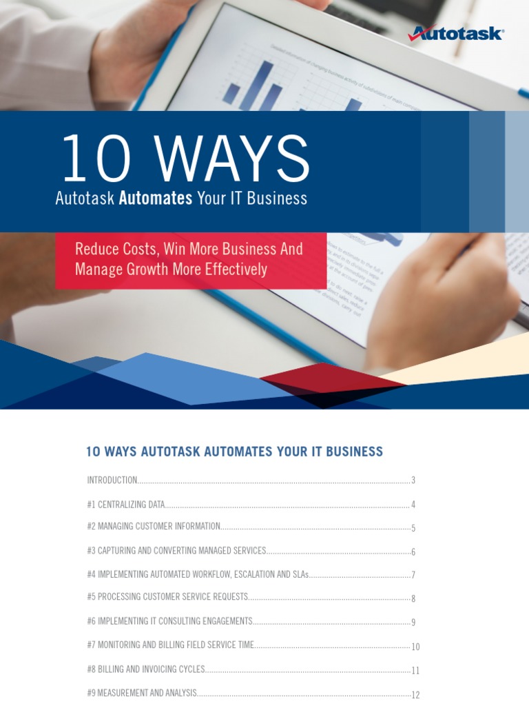 10 Ways Autotask Automates | Download Free PDF | Service Level ...