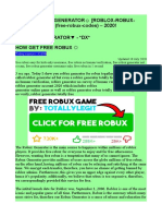 Roblox PDF | PDF