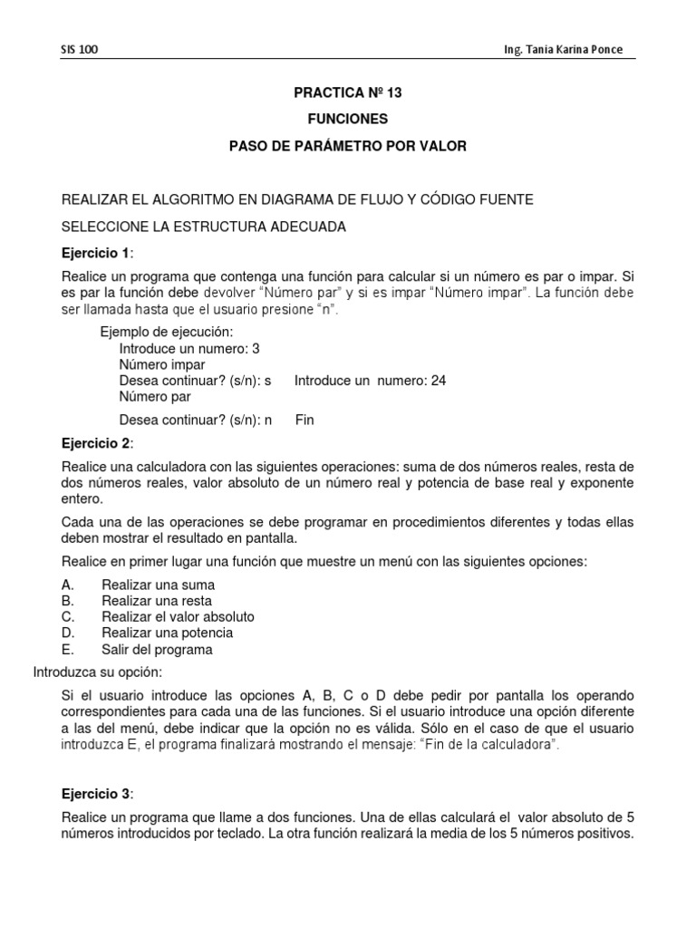 Ejercicios de Programación Modular en Python | PDF | Exponenciación | Algoritmos