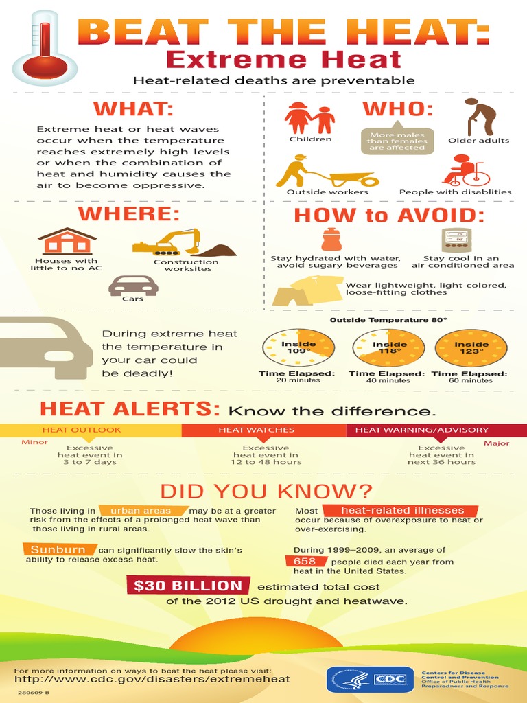 Beat The Heat | PDF | Heat Wave | Hyperthermia