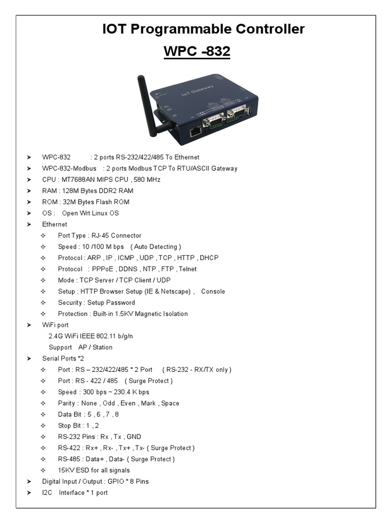 WPC-832 DataSheet PDF | PDF | Computers