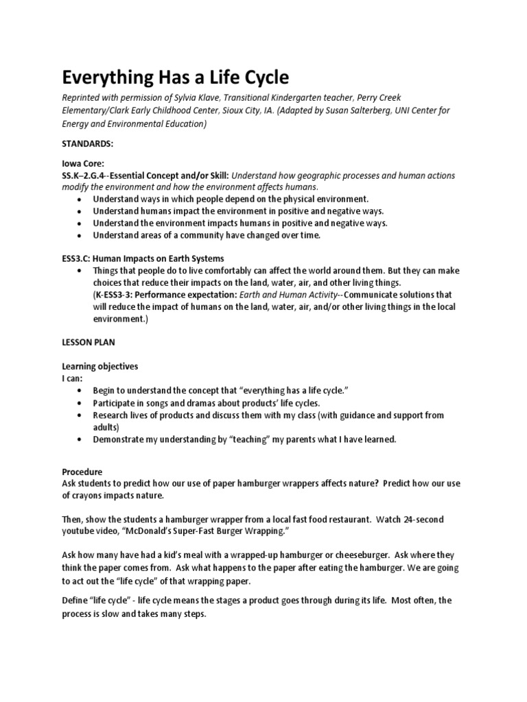 Understanding Product Life Cycles | PDF | Paper | Hamburgers