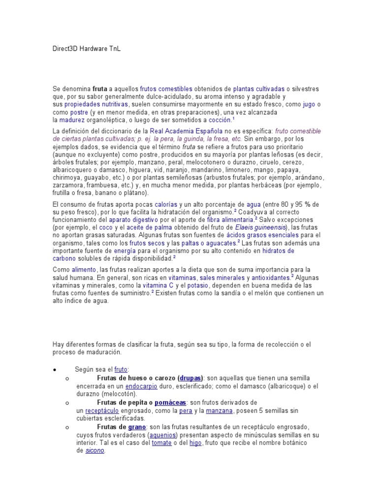 Direct3D Hardware TNL | PDF | Seta | Comida y bebida