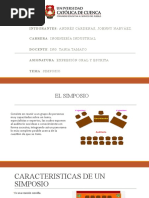 Estructura y características del simposio | PDF | Cognición