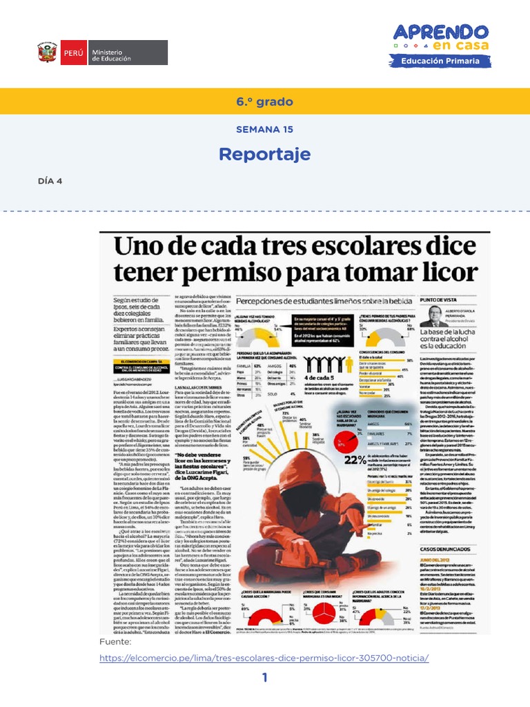 Reportaje de Prensa Escrita | PDF