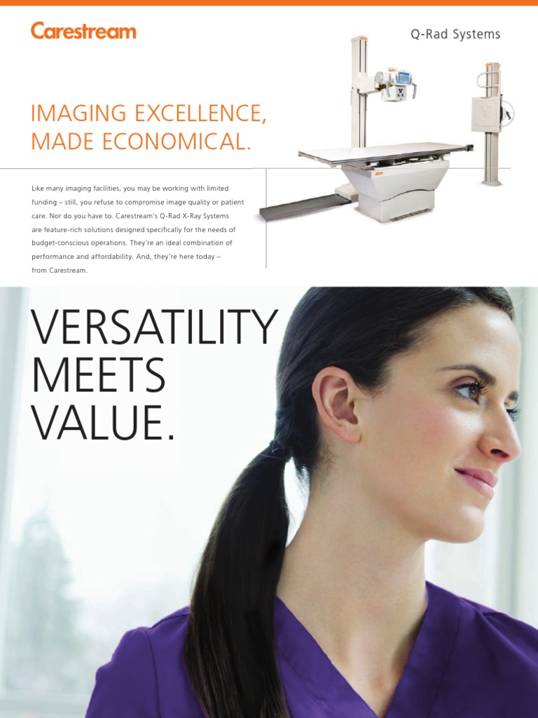 Brochure - QRad - Analog - System - 20120214 Carestream | PDF | Medical ...