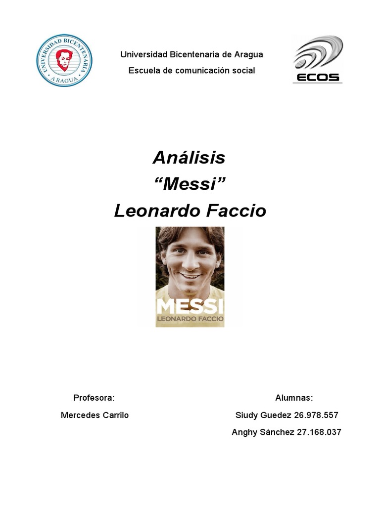 Messi Leonardo Faccio | PDF | Lionel Messi