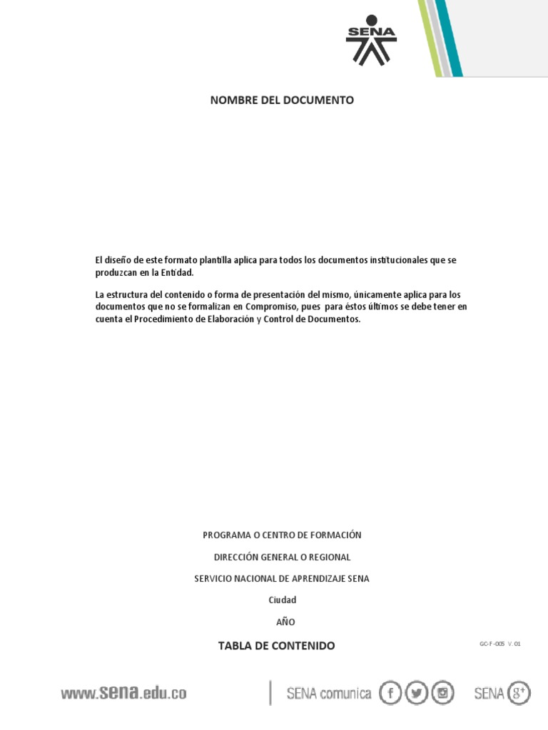 Plantilla Word para Documentos Institucionales | PDF | Microsoft Word ...
