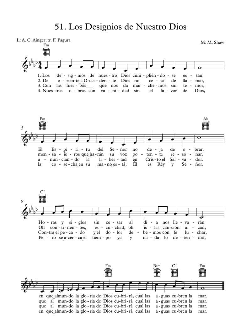 Los Designios de Nuestro Dios | PDF