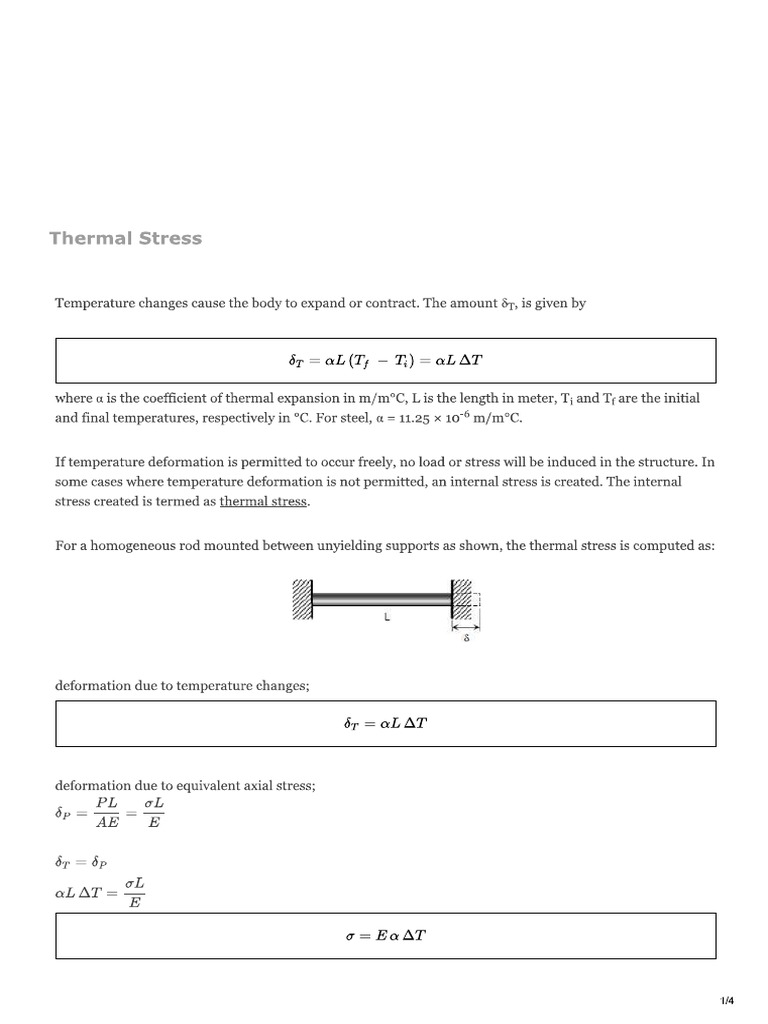 C2 (Thermal Stress) PDF | PDF