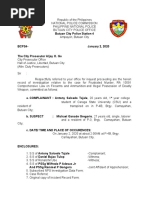 Police Blotter Sample | PDF