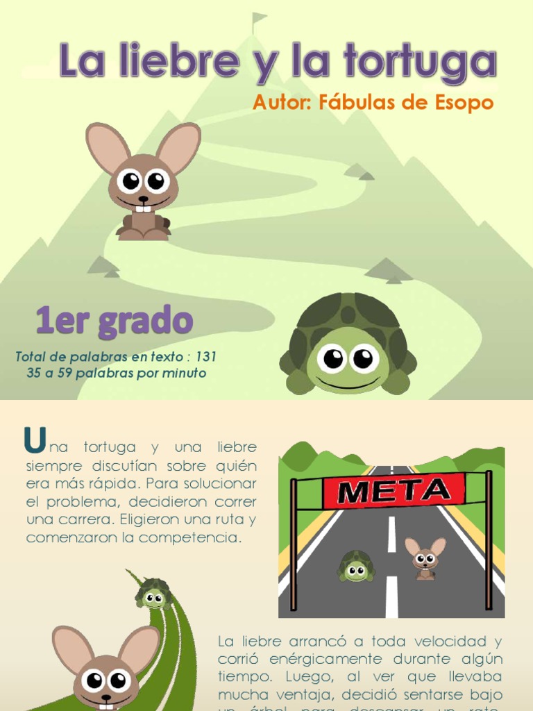La Liebre y La Tortuga | PDF