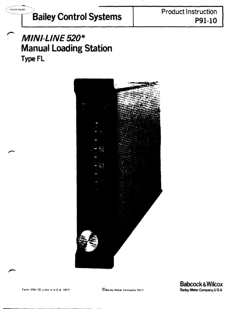 Mini-Line 520 Manual Loading Station Type FL | PDF