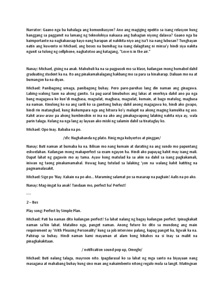 Radio Drama Script | PDF